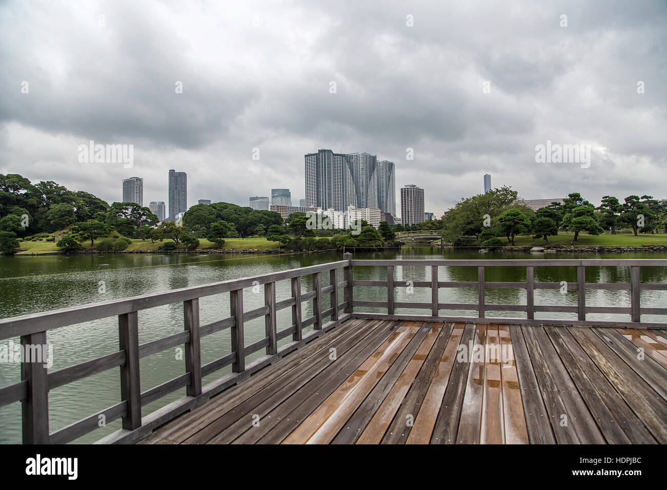 Nakajima Tea House on the lake in Tokyo, Japan Stock Photo - Alamy