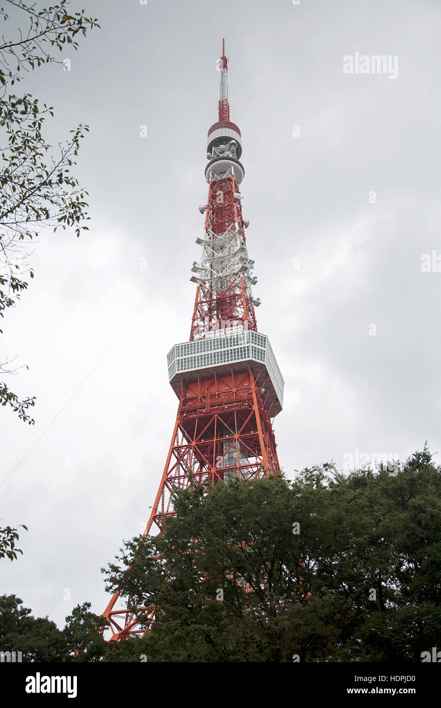 View at Tokyo communication tower in Japan Stock Photo - Alamy