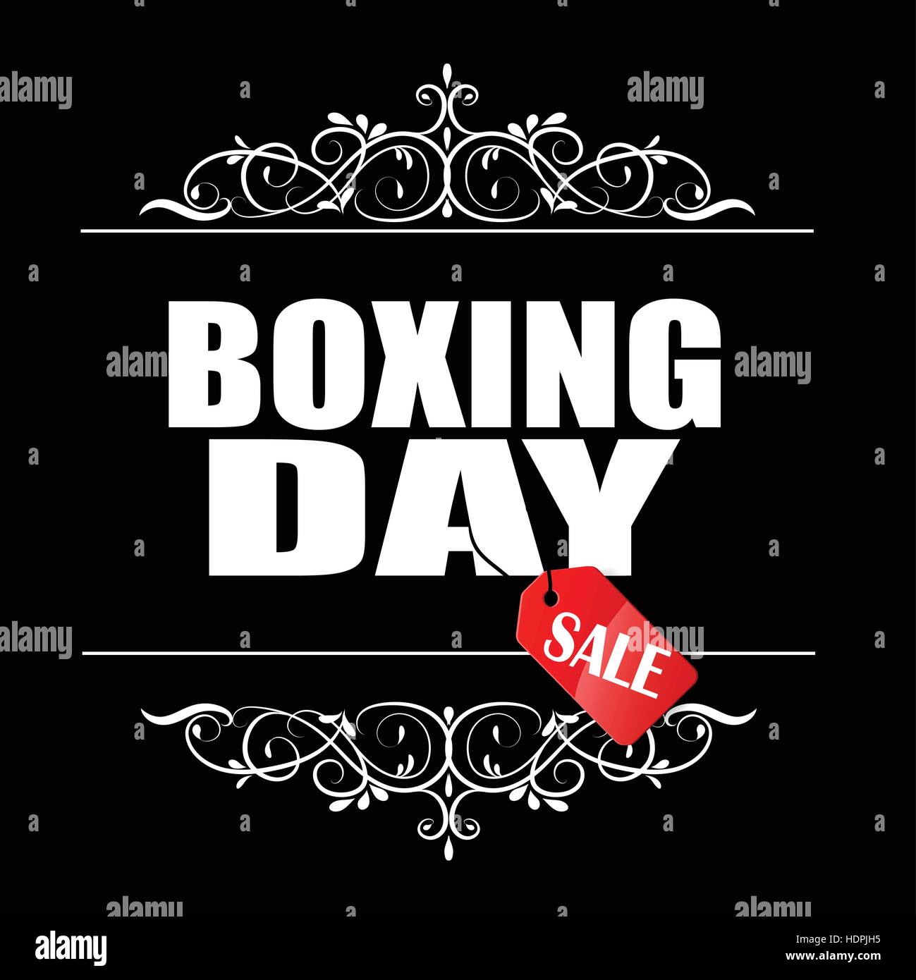 Holiday sale hanging banner Stock Vector Images - Alamy