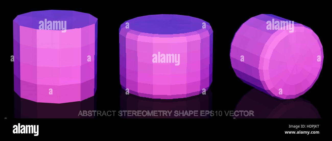 Low poly cylinder hi-res stock photography and images - Alamy