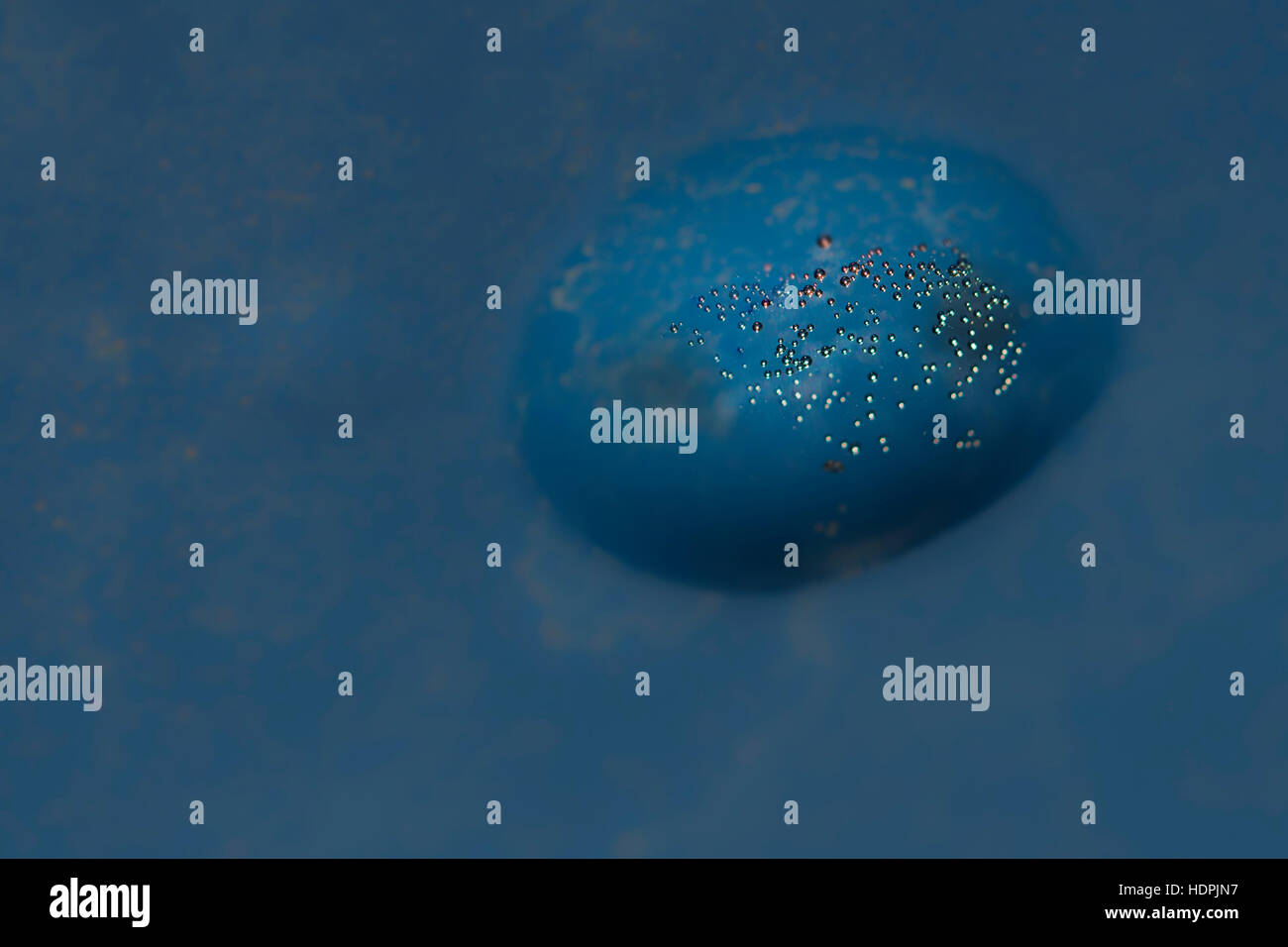 Beautiful micro air bubbles captured in water drops and frozen in ice ...