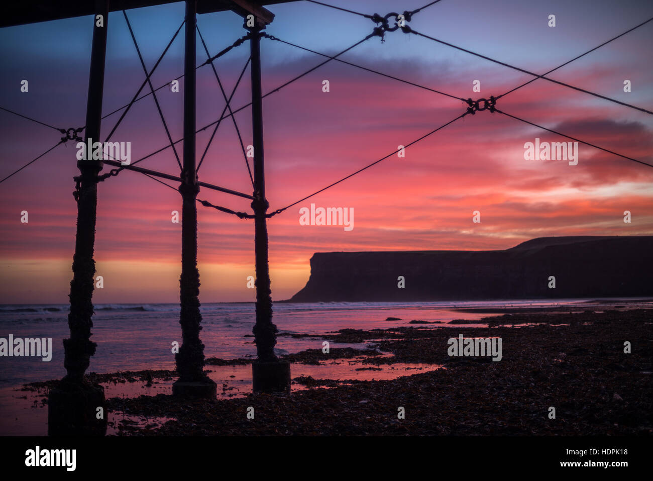 Saltburn by the sea uk sunrise hi-res stock photography and images - Alamy