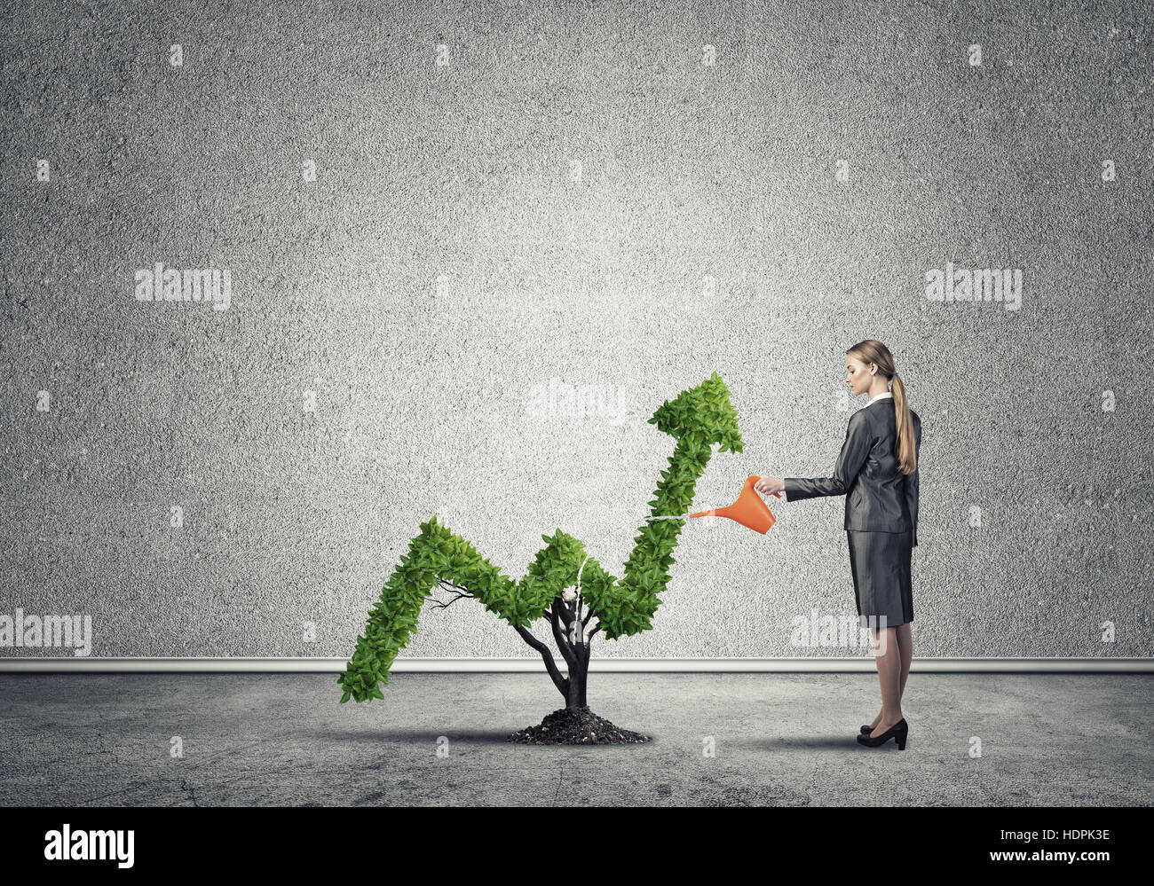 Make your money grow Stock Photo - Alamy