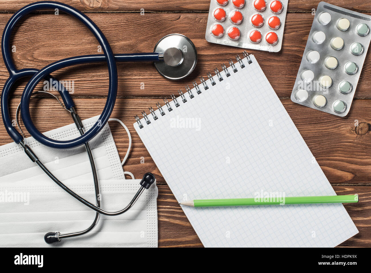 Workplace of a doctor Stock Photo - Alamy