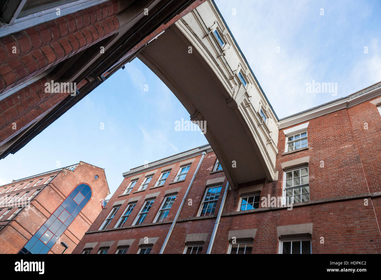 Draper's Bridge. A bridge between two buildings once part of the ...