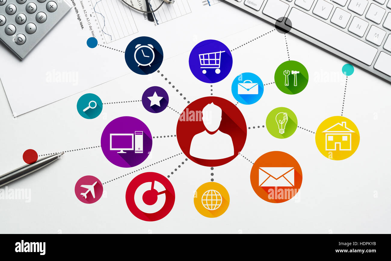 Interface design for mobile and web application Stock Photo - Alamy