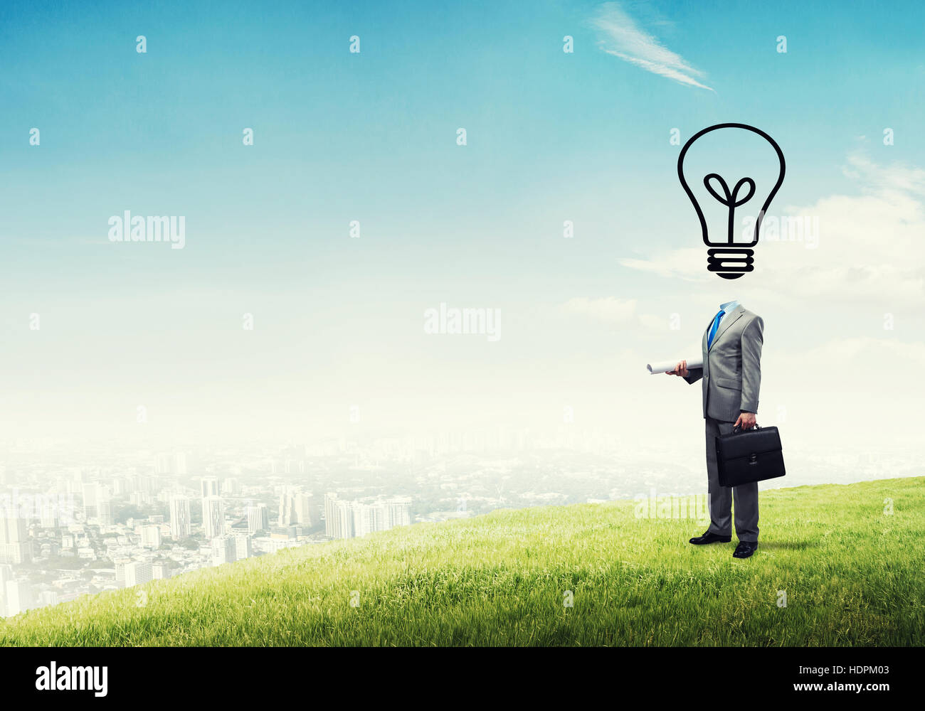 Man of creative ideas Stock Photo - Alamy
