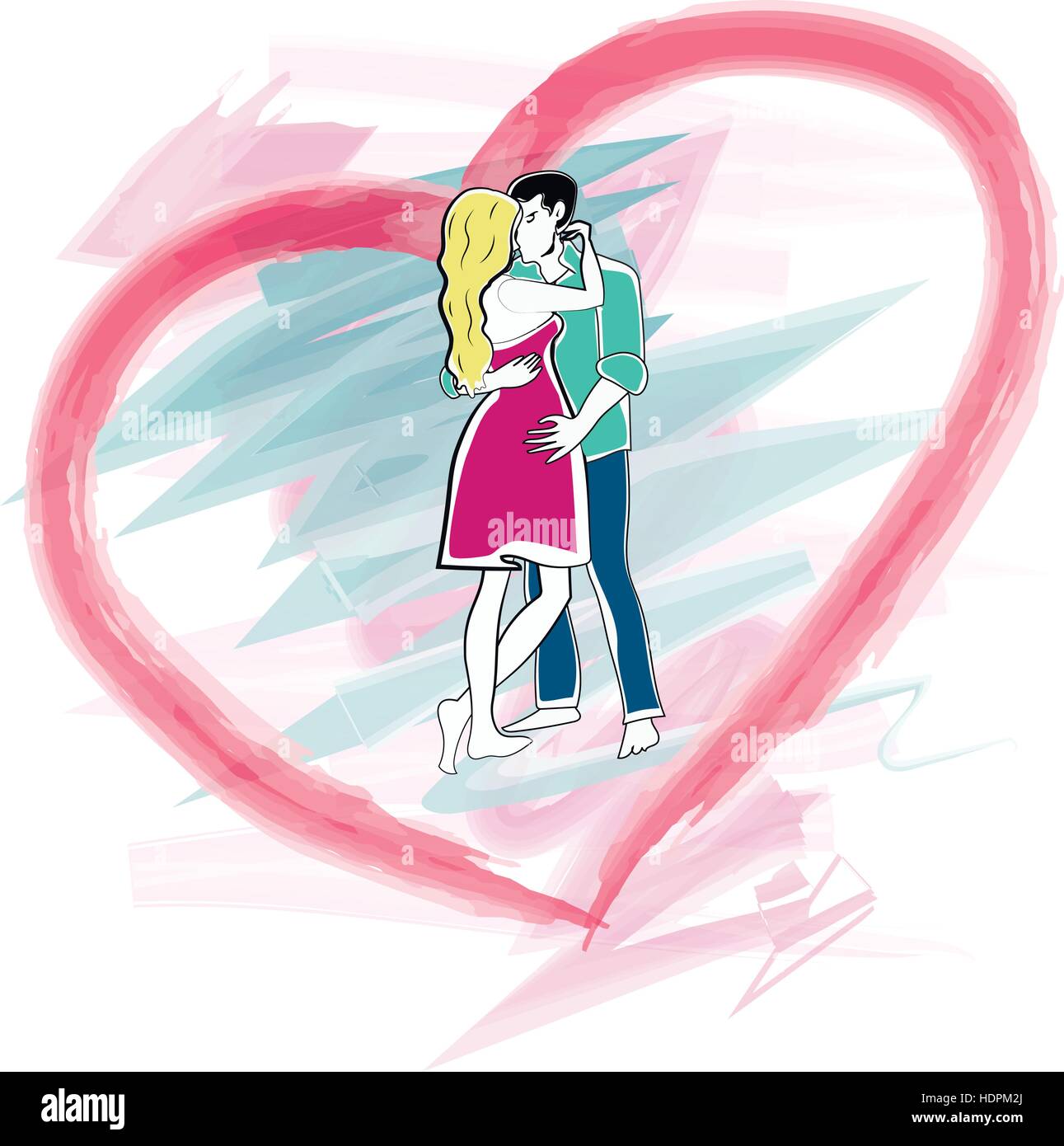 Love in outdoor Stock Vector Images - Alamy
