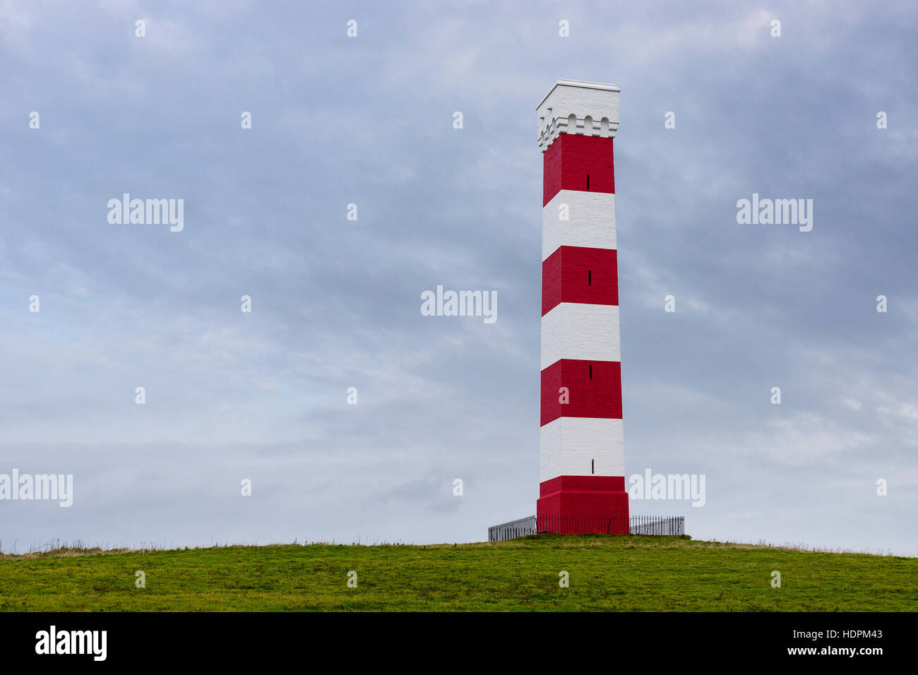 Presented is the Gribbin Head location beacon along the South West ...