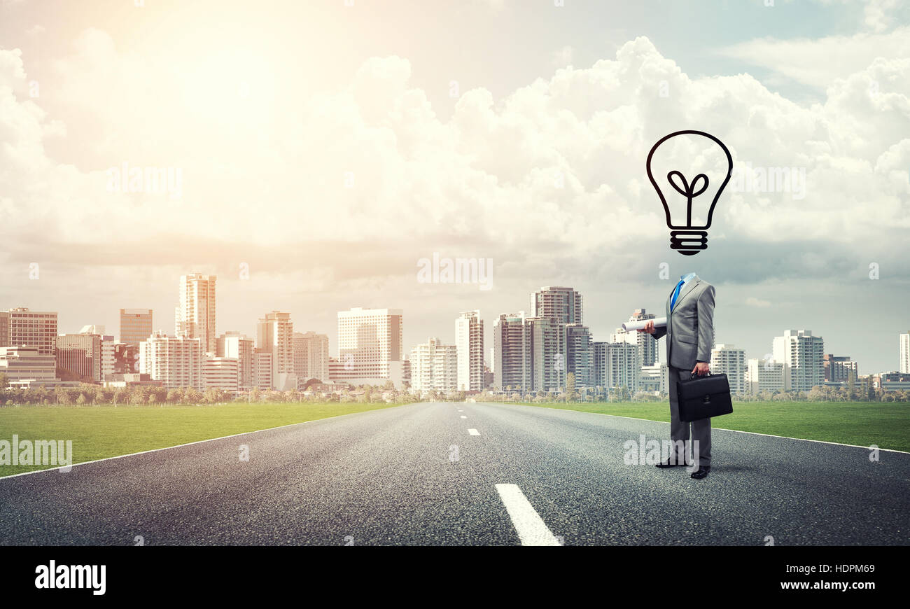 Man of creative ideas Stock Photo - Alamy