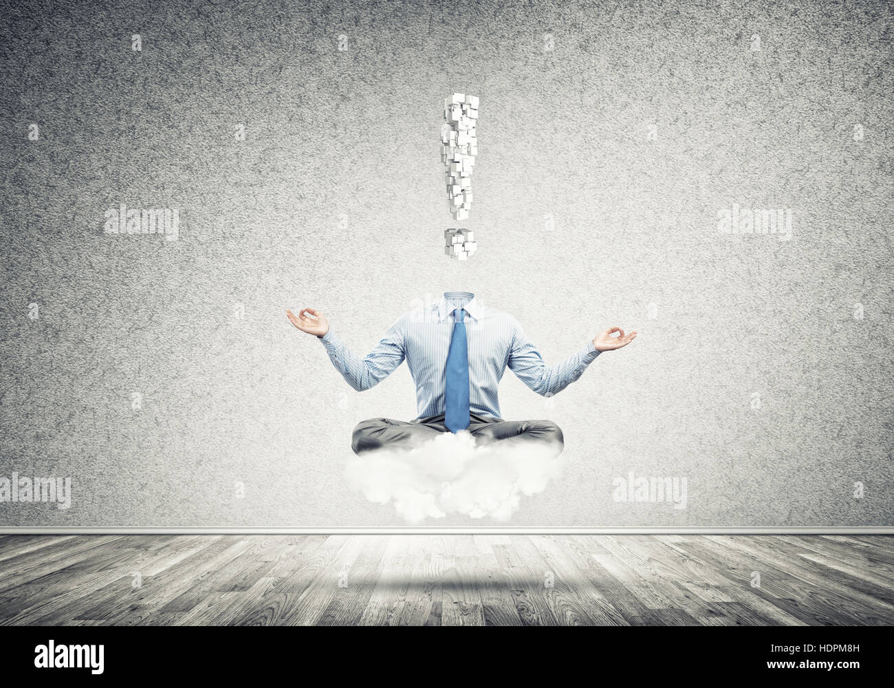 Relax and find solution Stock Photo - Alamy