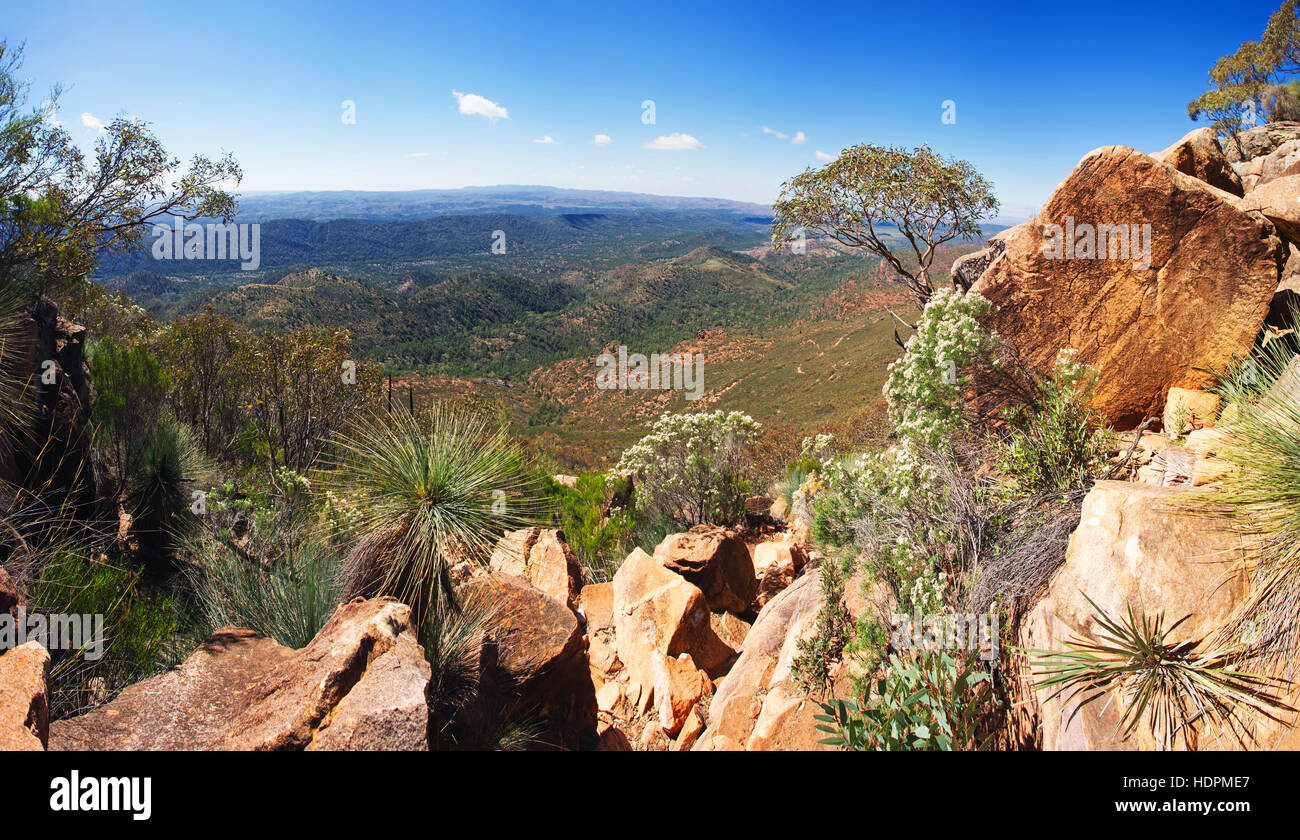 landscape outback Flinders Ranges Wilpena Pound South Australia ...