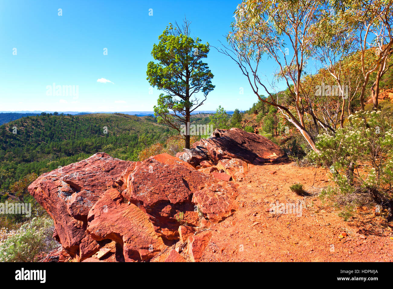 landscape outback Flinders Ranges Wilpena Pound South Australia ...