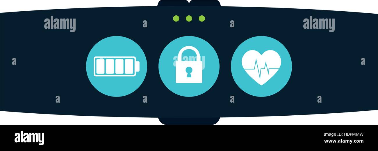 smart bracelet wearable technology Stock Vector Image & Art - Alamy