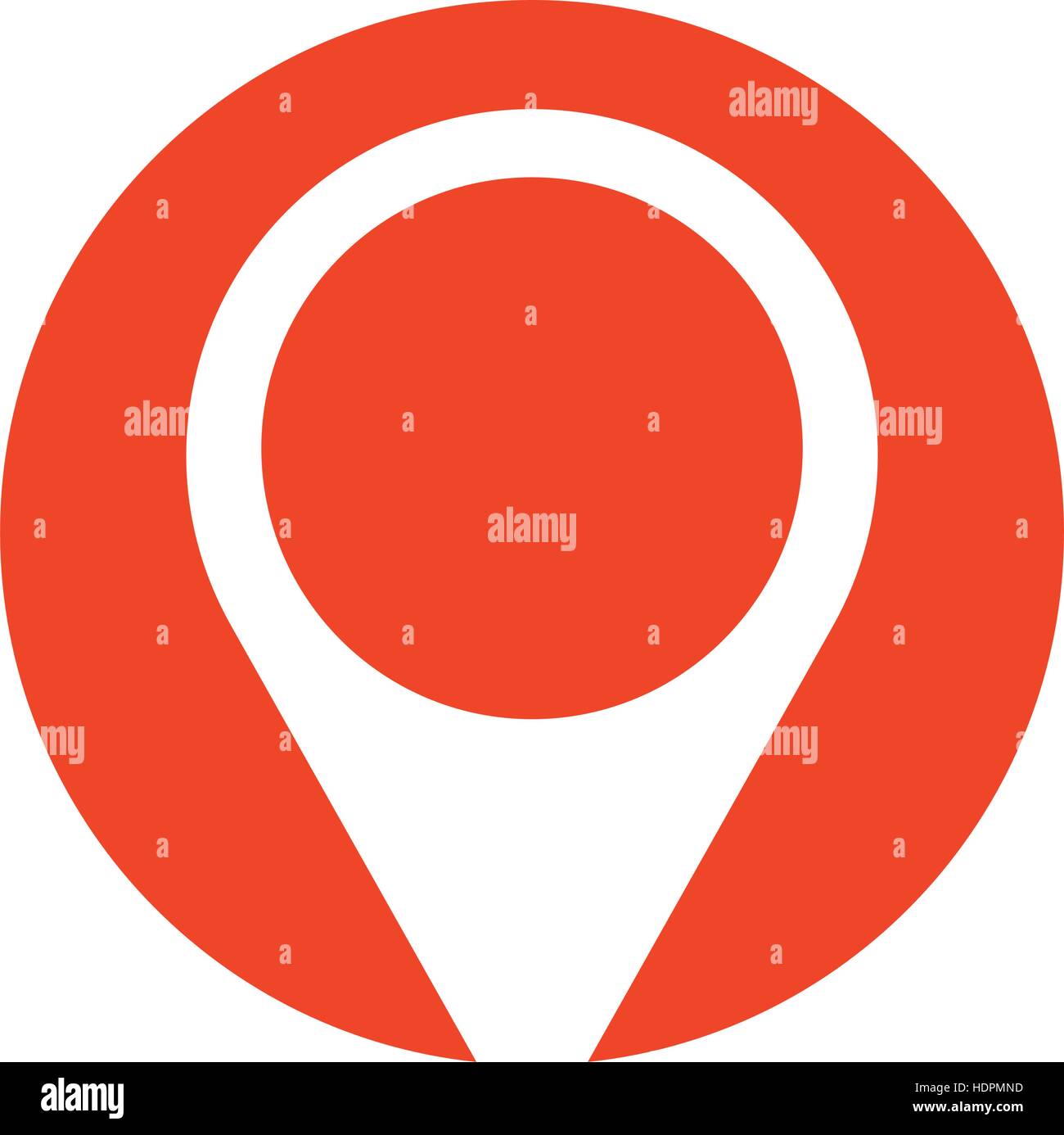 pin map pointer location symbol red circle Stock Vector Image & Art - Alamy