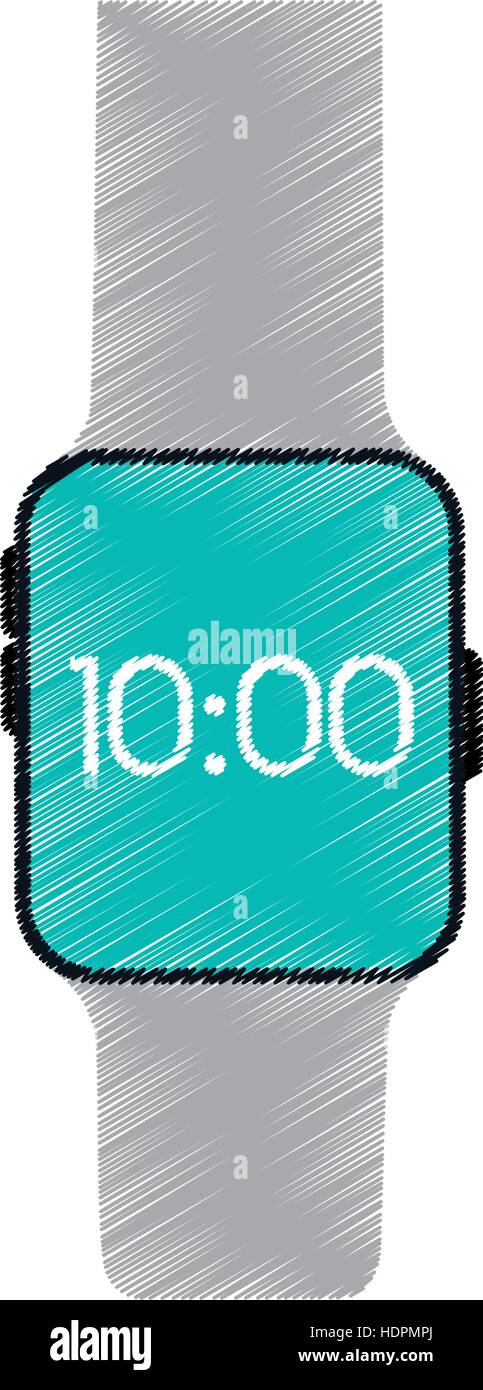 drawing smart watch wearable technology Stock Vector Image & Art - Alamy