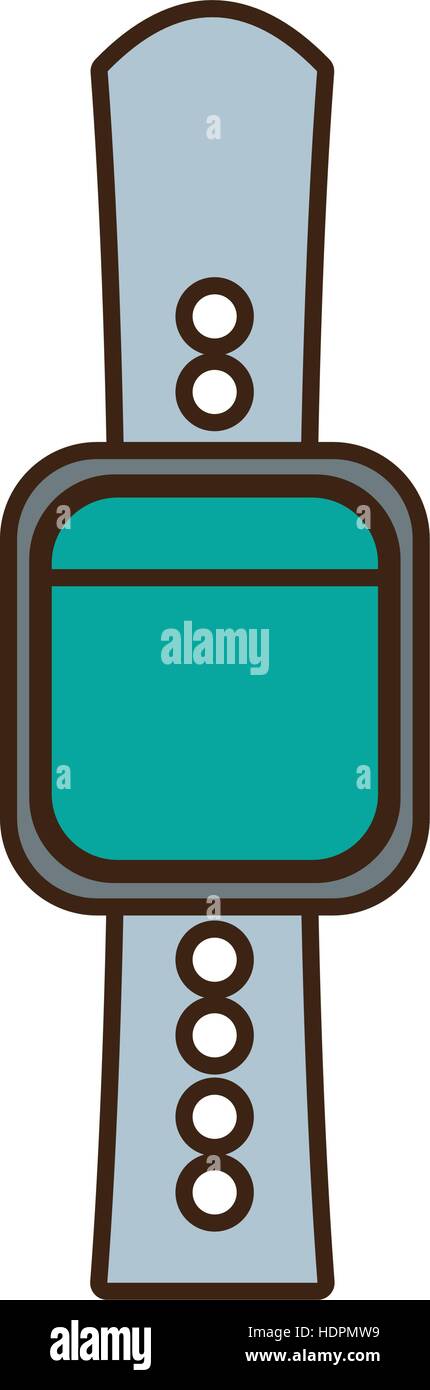 Cartoon smart watch wearable technology hi-res stock photography and ...