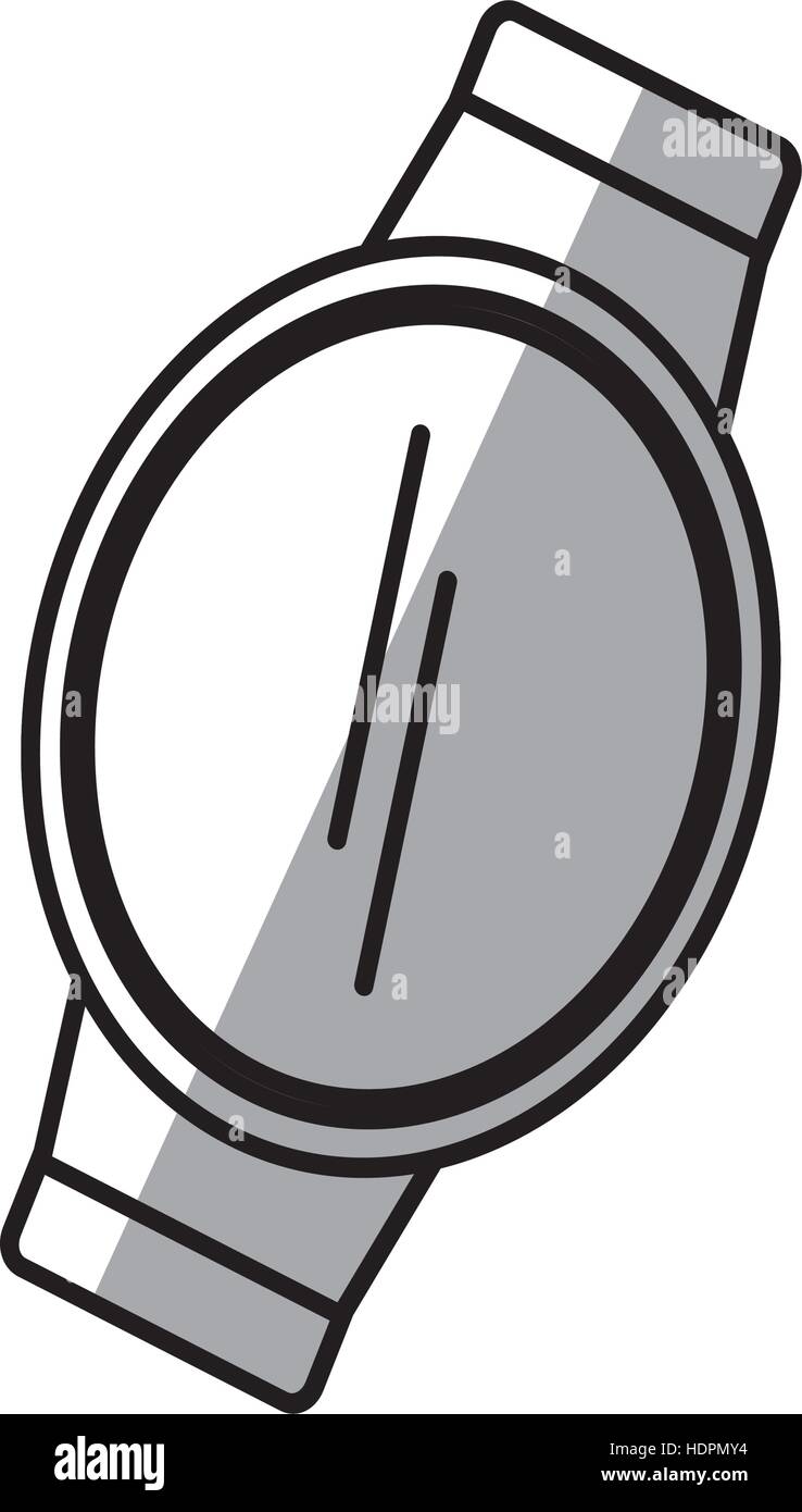 smart watch wearable gadget shadow Stock Vector Image & Art - Alamy