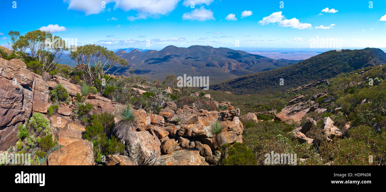 landscape outback Flinders Ranges Wilpena Pound South Australia ...