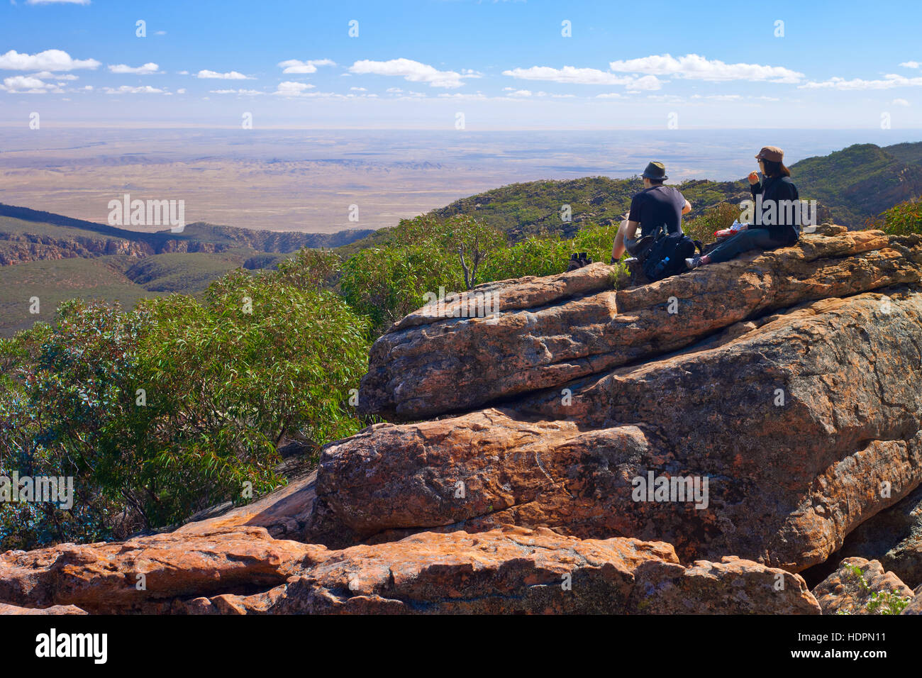 landscape outback Flinders Ranges Wilpena Pound South Australia ...