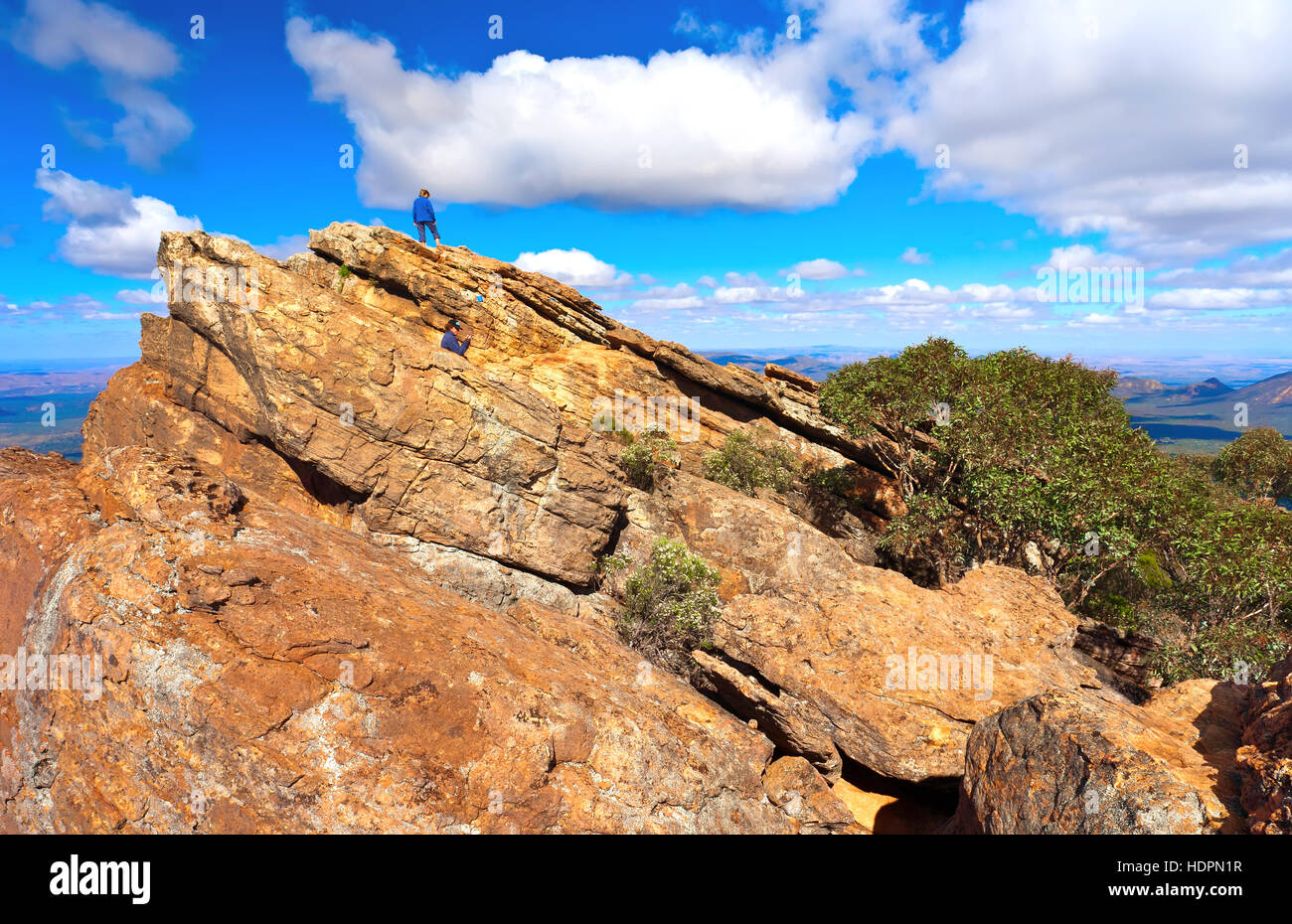 landscape outback Flinders Ranges Wilpena Pound South Australia ...