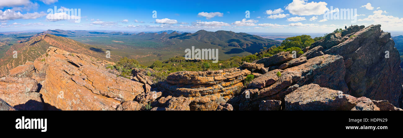 landscape outback Flinders Ranges Wilpena Pound South Australia ...