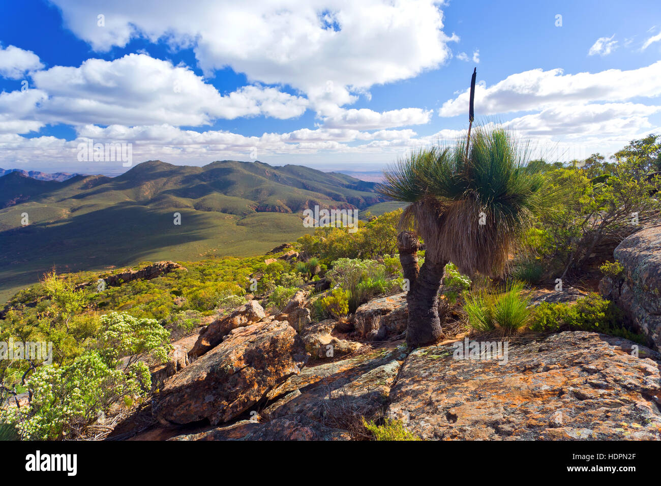 landscape outback panorama Flinders Ranges South Australia Australian ...