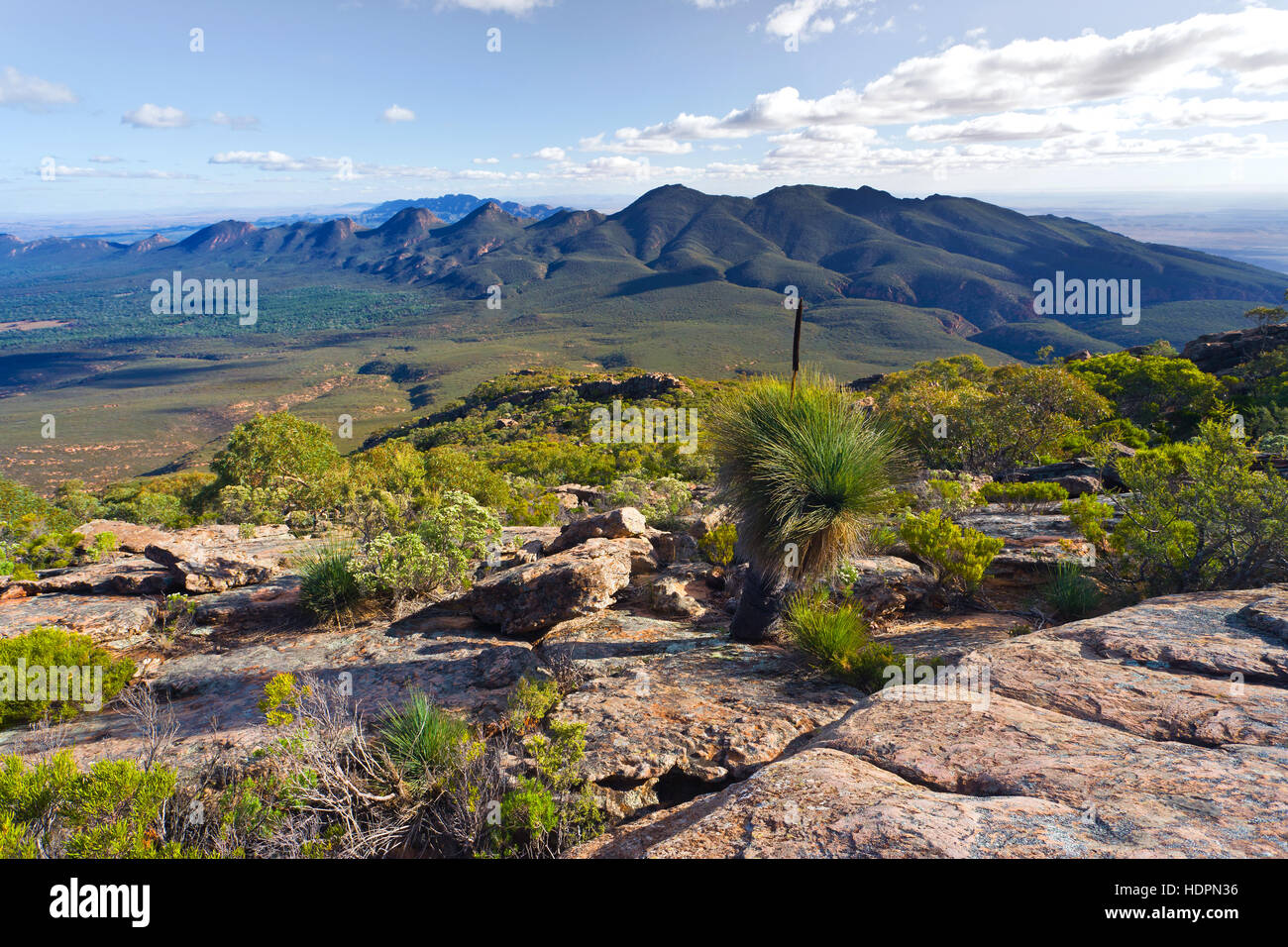 landscape outback panorama Flinders Ranges South Australia Australian ...