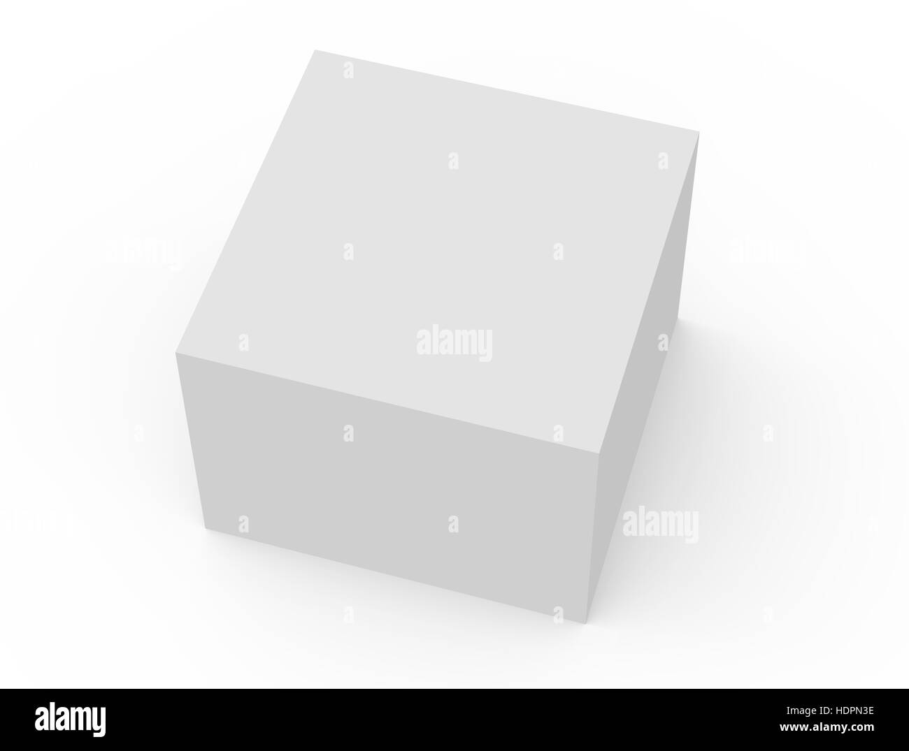 left tilt blank white box packaging template, 3d rendering isolated ...
