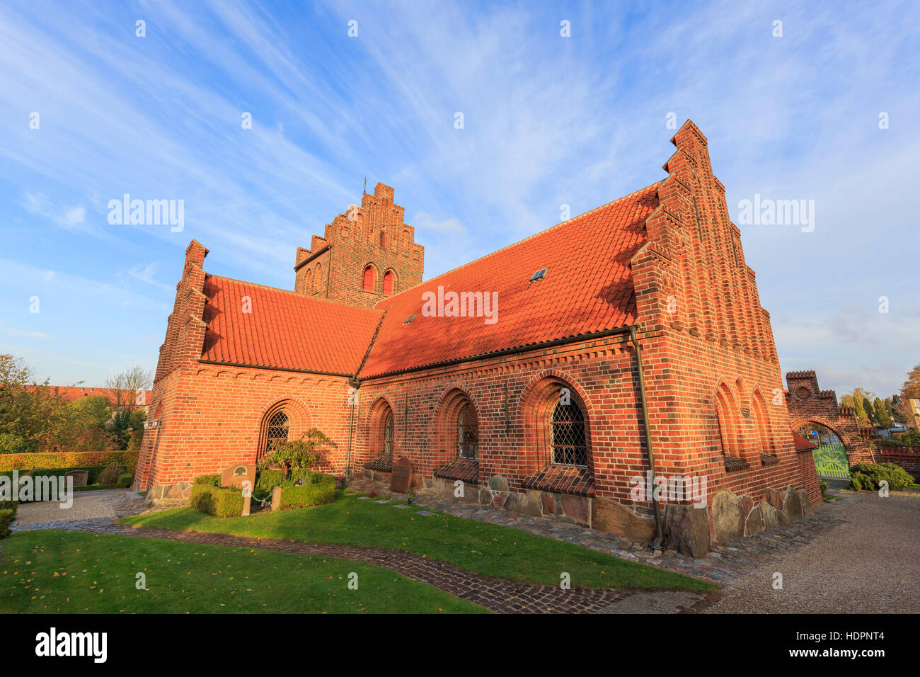 Beautiful church - Herlev Kirke at Herlev, Denmark, Europe Stock Photo ...