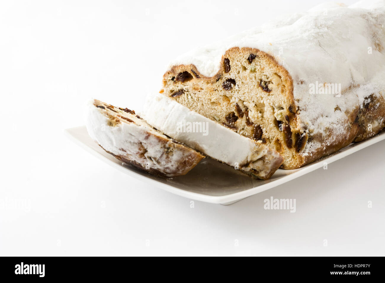 Christmas stollen. Traditional German Christmas dessert Stock Photo - Alamy