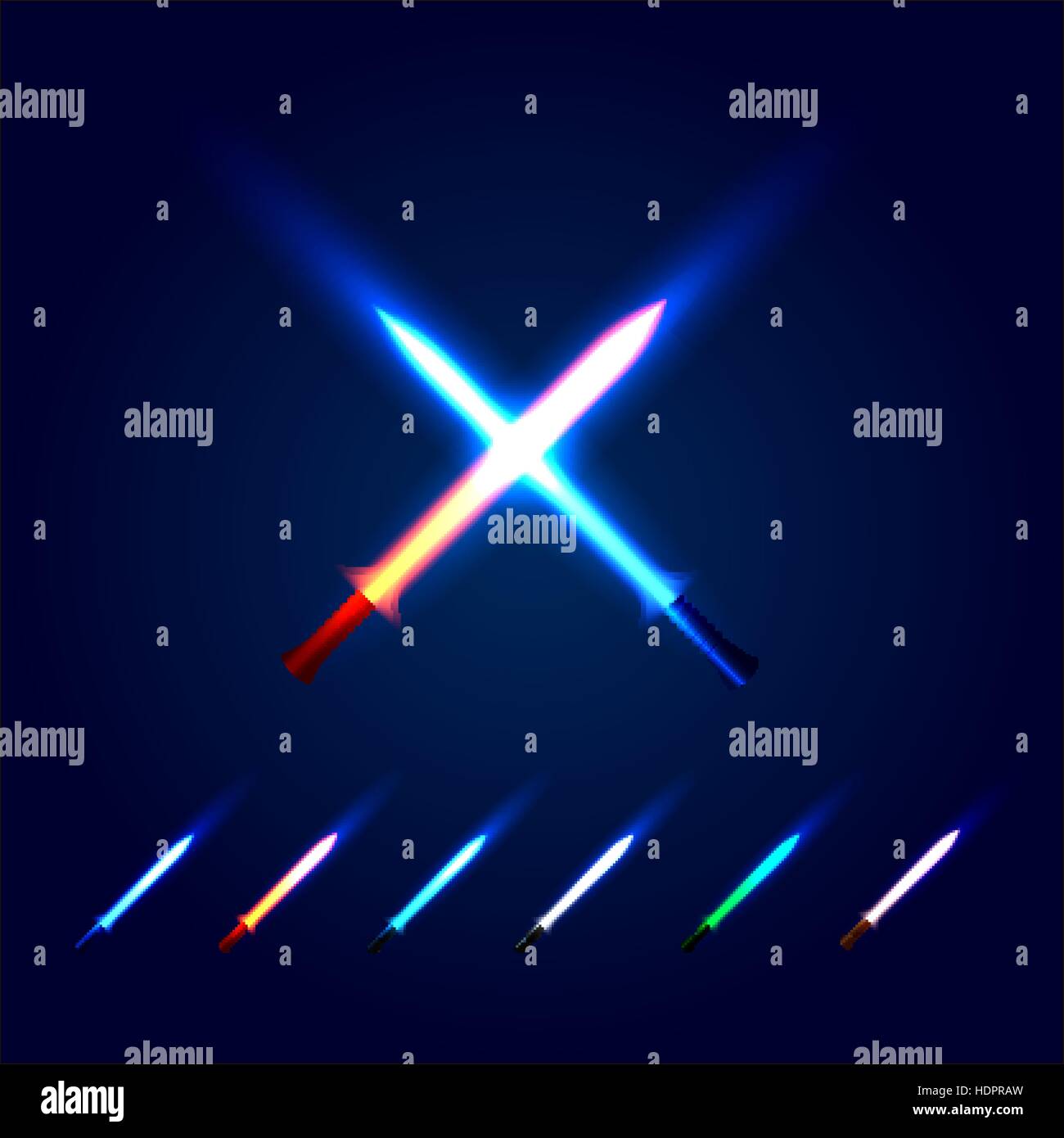 Crossed swords logo hi-res stock photography and images - Alamy