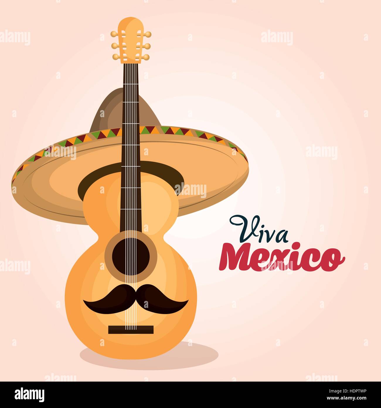 viva mexico poster celebration vector illustration design Stock Vector ...
