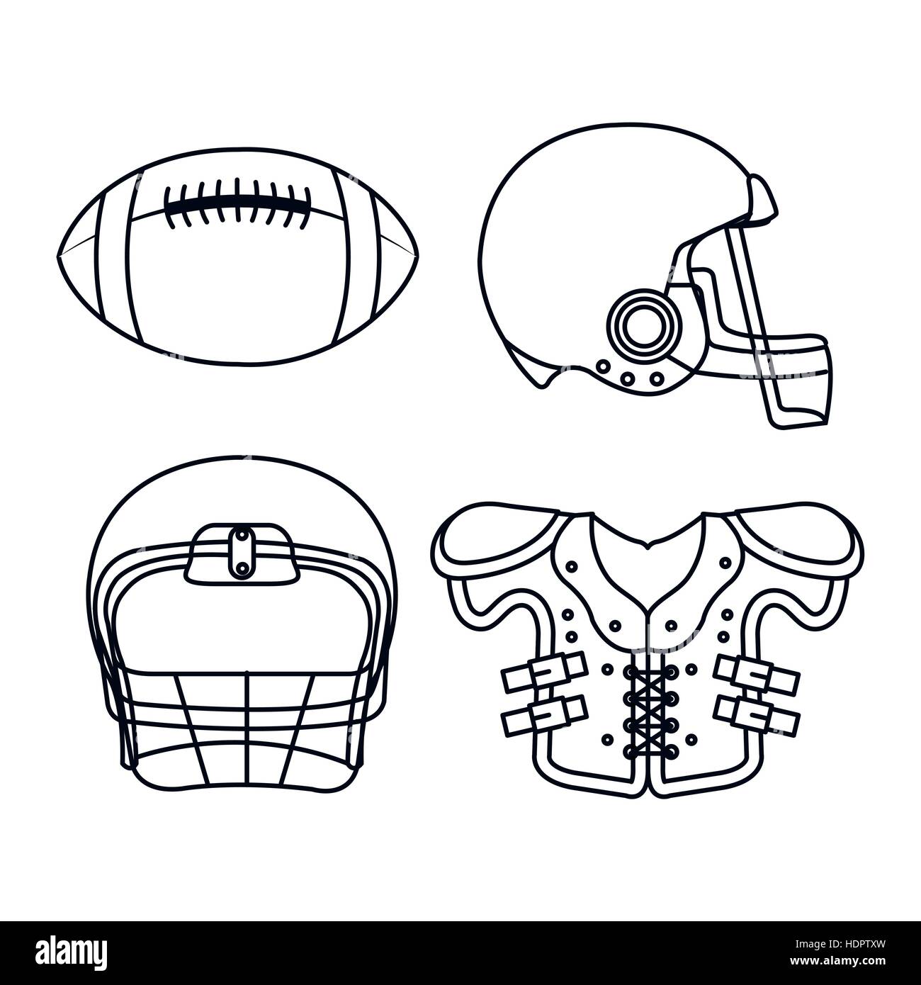 american football league icon vector illustration design Stock Vector ...