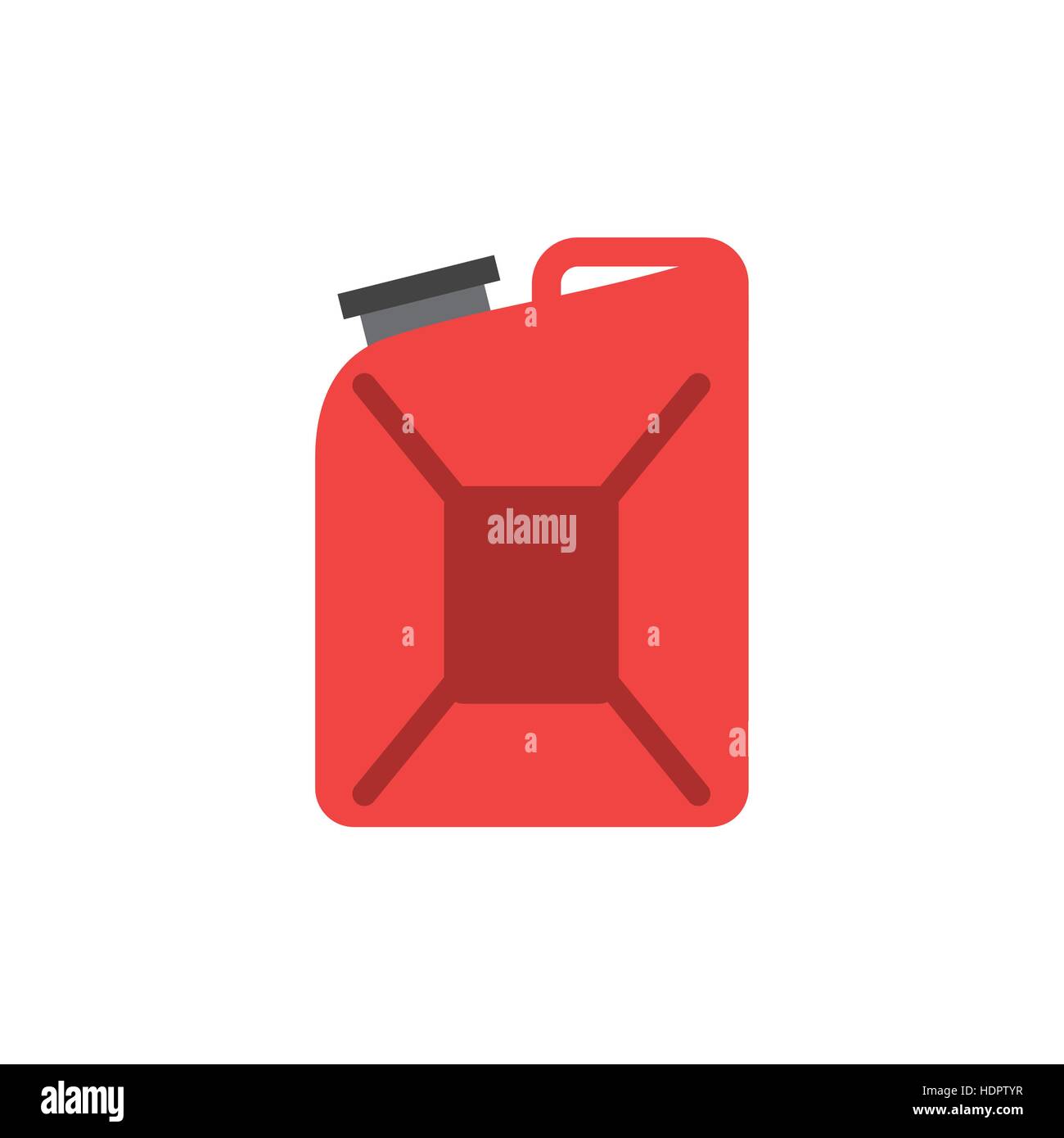 red gallon icon over white background. colorful design. vector ...