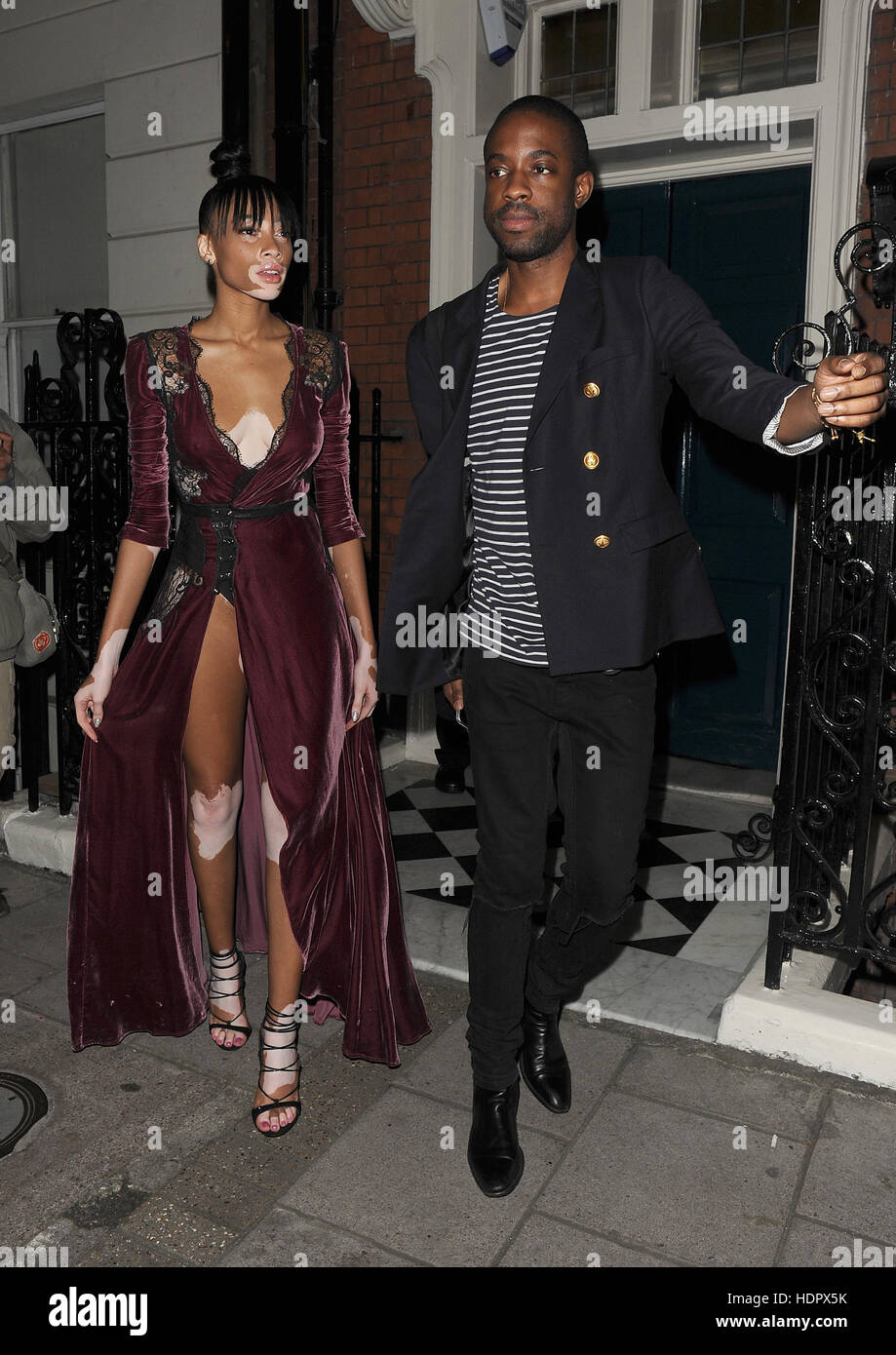 Celebrities attend a private party at Mark's Club in Mayfair, which ...