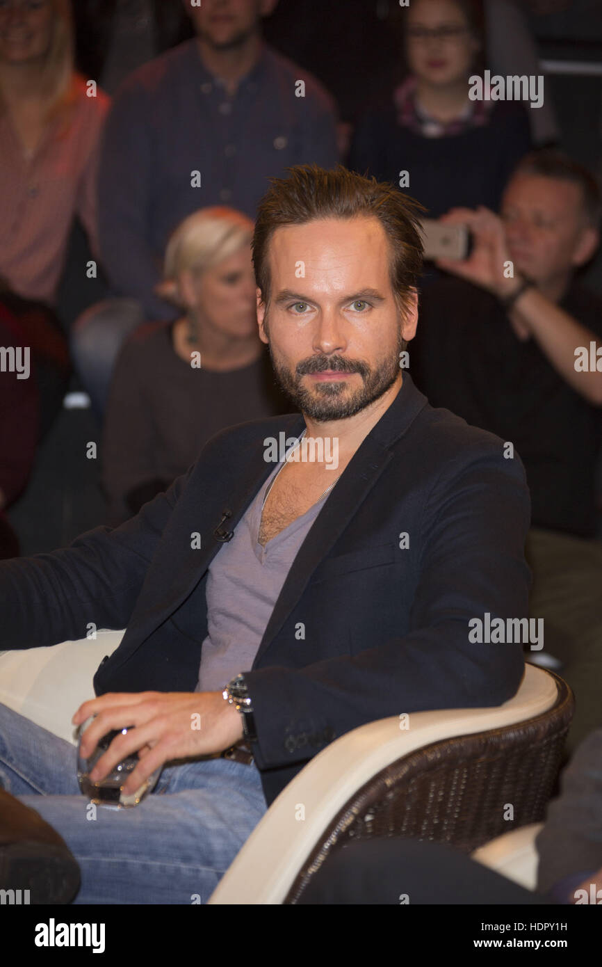 German ZDF TV Talkshow Markus Lanz at Fernsehmacher-Studio Featuring ...