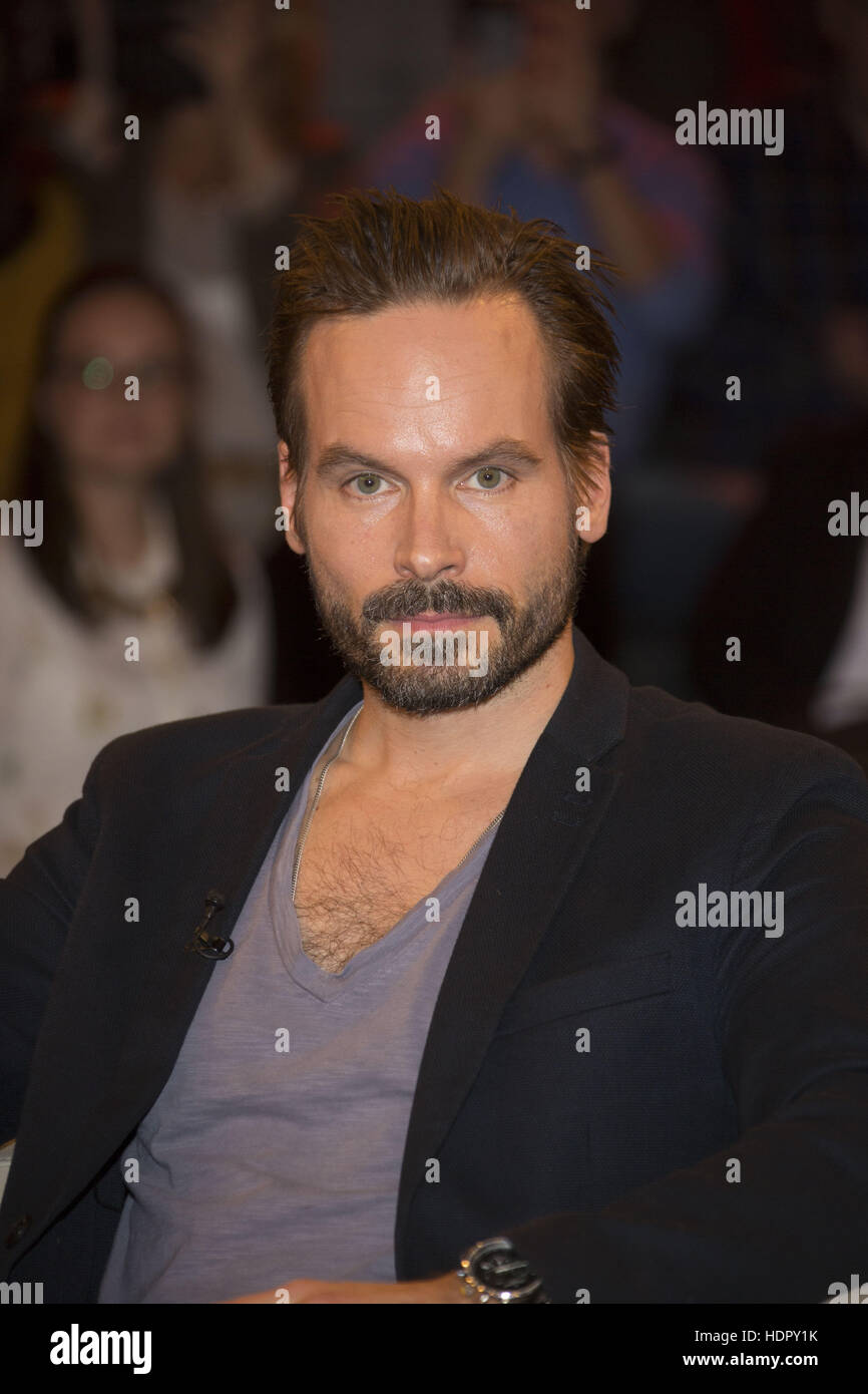 German ZDF TV Talkshow Markus Lanz at Fernsehmacher-Studio Featuring ...