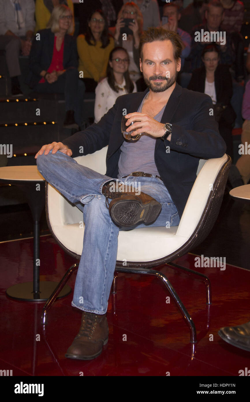 German ZDF TV Talkshow Markus Lanz at Fernsehmacher-Studio Featuring ...