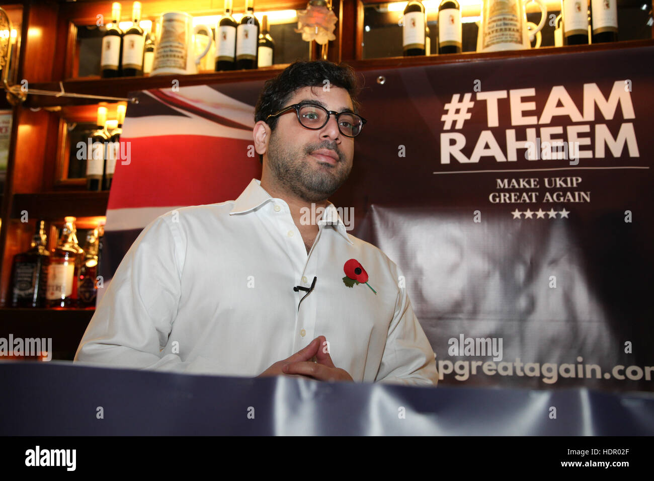 Raheem Kassam launches his bid to be the next leader of the UKIP party ...