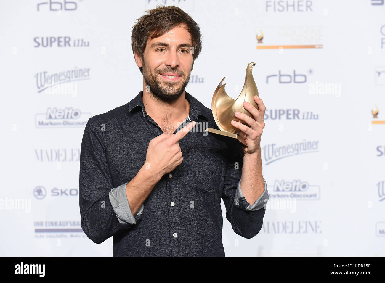 Goldene Henne awards 2016 at Messe - Press room Featuring: Max ...