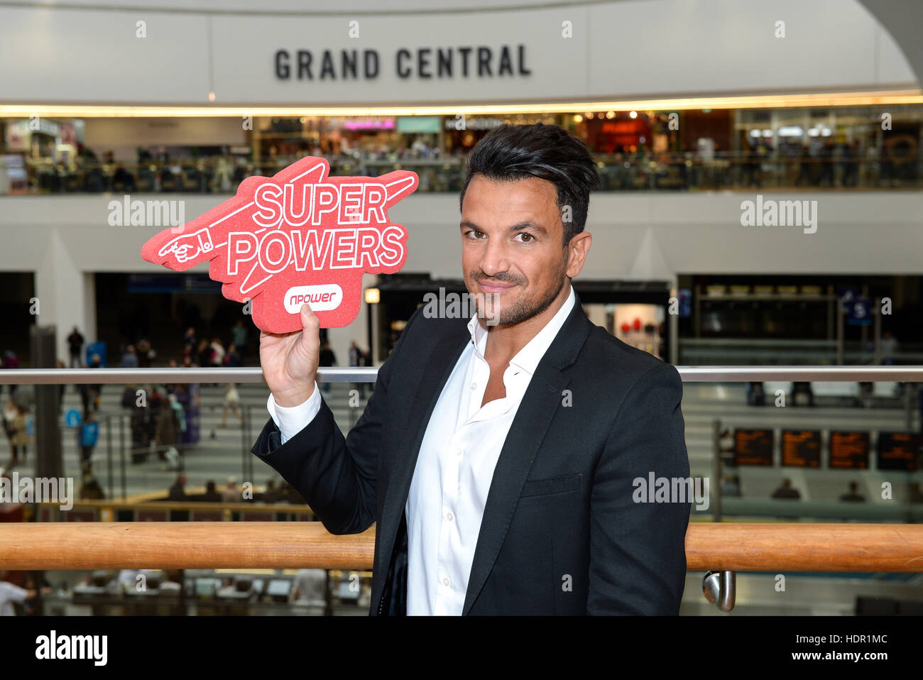 Peter Andre starts the npower super powers roadshow in Birmingham Grand ...
