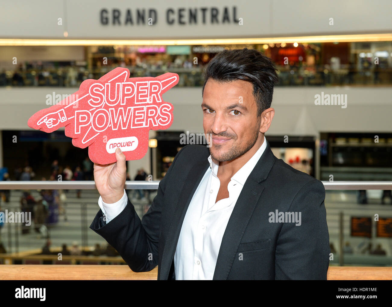 Peter Andre starts the npower super powers roadshow in Birmingham Grand ...