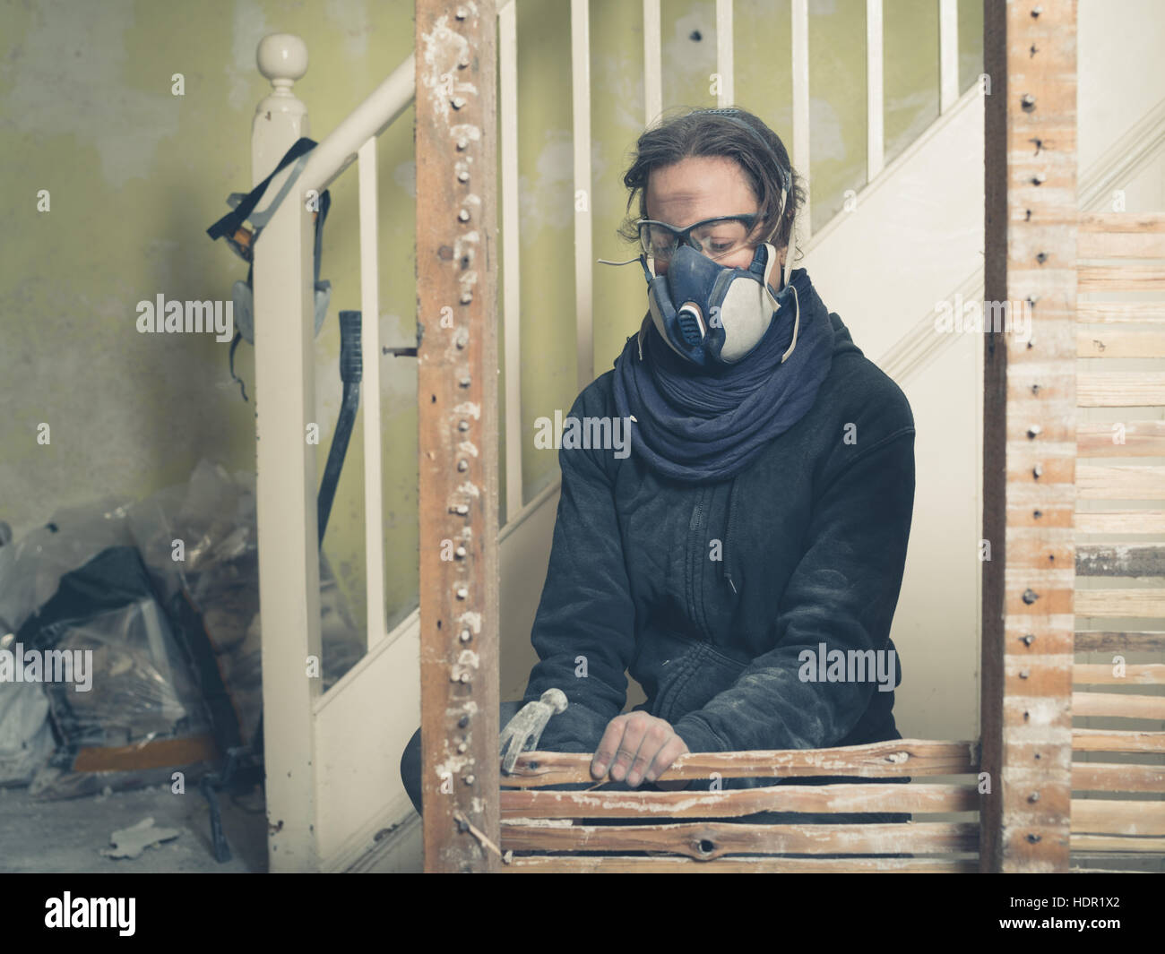 Dust mask construction hi-res stock photography and images - Alamy