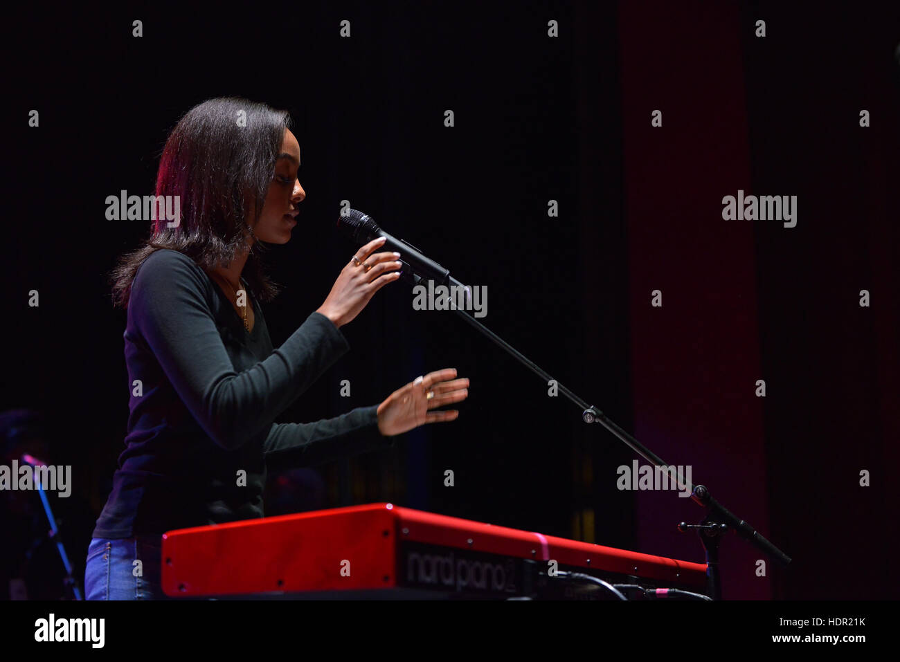 Ruth B performs on stage during the Know-It-All Tour Part II at ...