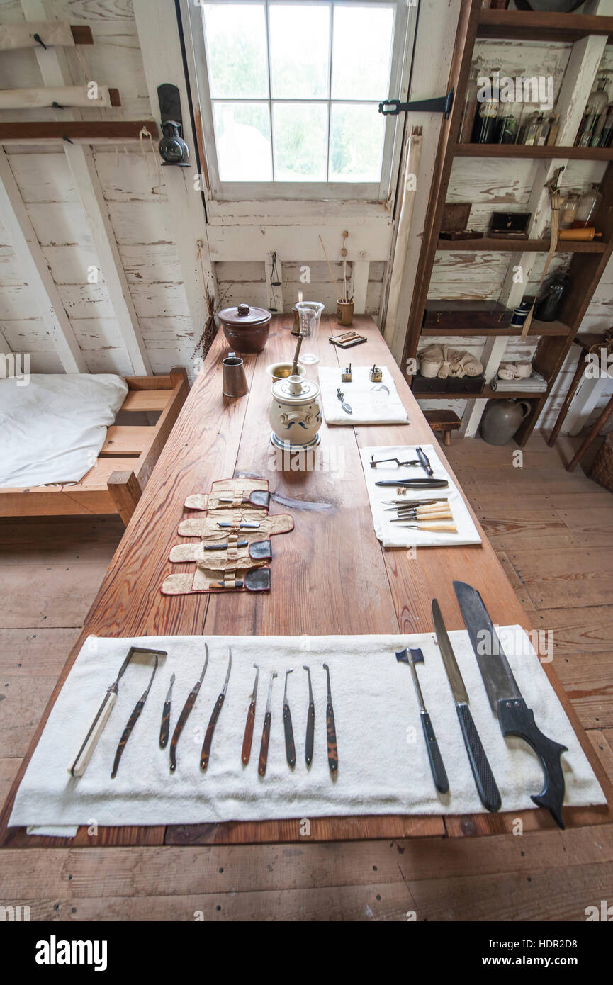 Infirmary building at the Somerset Place State Historic Plantation Site ...