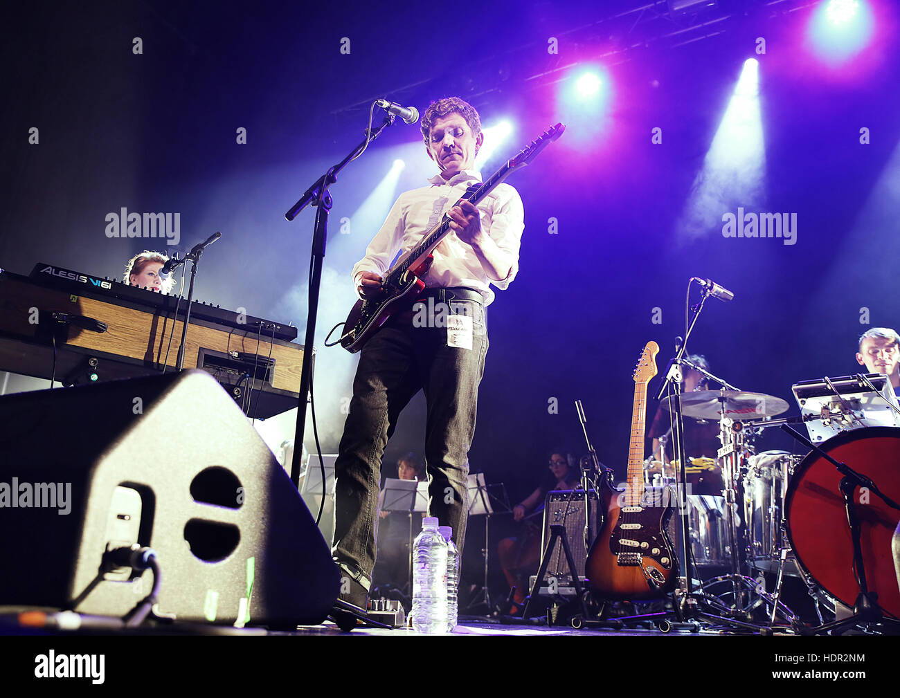 Field Music Performing at Manchester O2 Ritz Featuring: Field Music ...