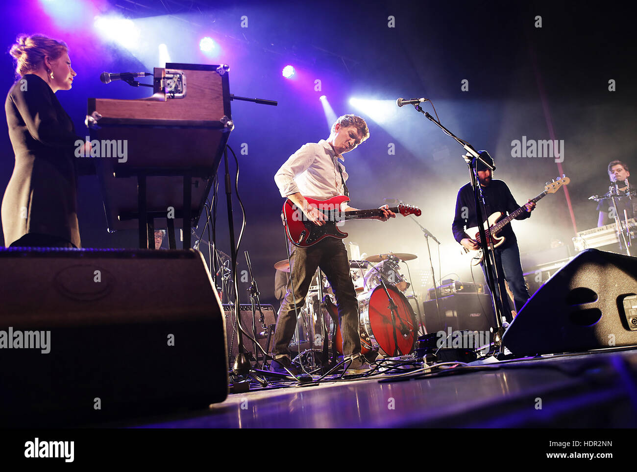 Field Music Performing at Manchester O2 Ritz Featuring: Field Music ...