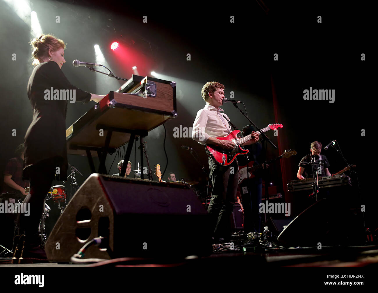 Field Music Performing at Manchester O2 Ritz Featuring: Field Music ...