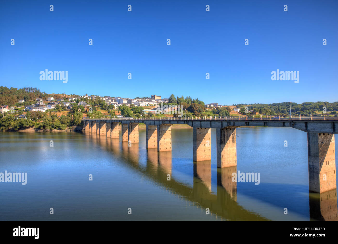 Portomarin bridge hi-res stock photography and images - Alamy